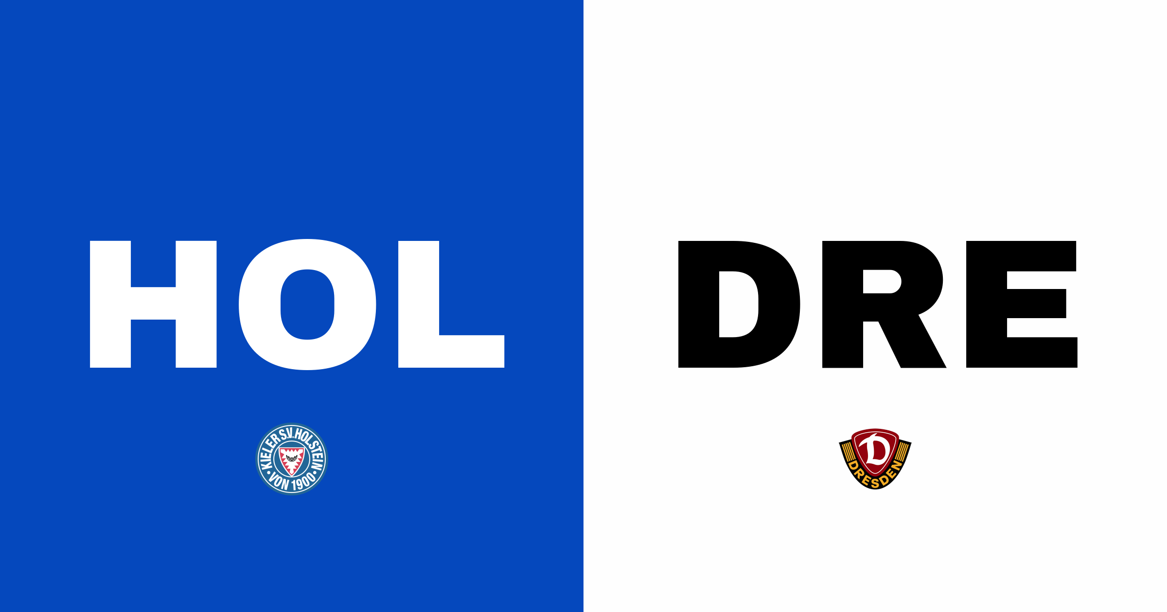 Holstein Kiel vs Dynamo Dresden - 2. Bundesliga 2025/26 | fussballtages.de