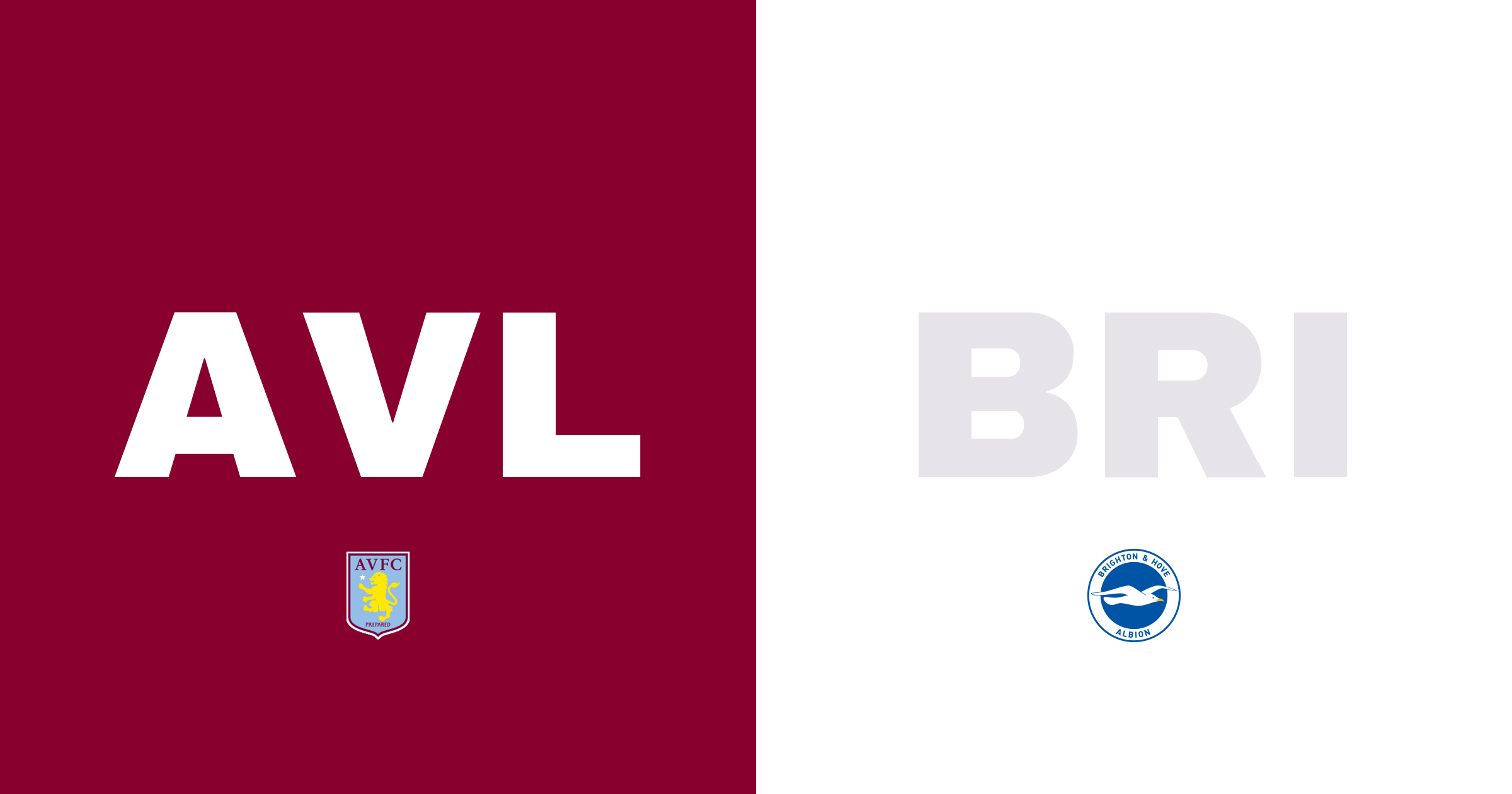 Aston Villa vs Brighton - Premier League 2025/26 | fussballtages.de